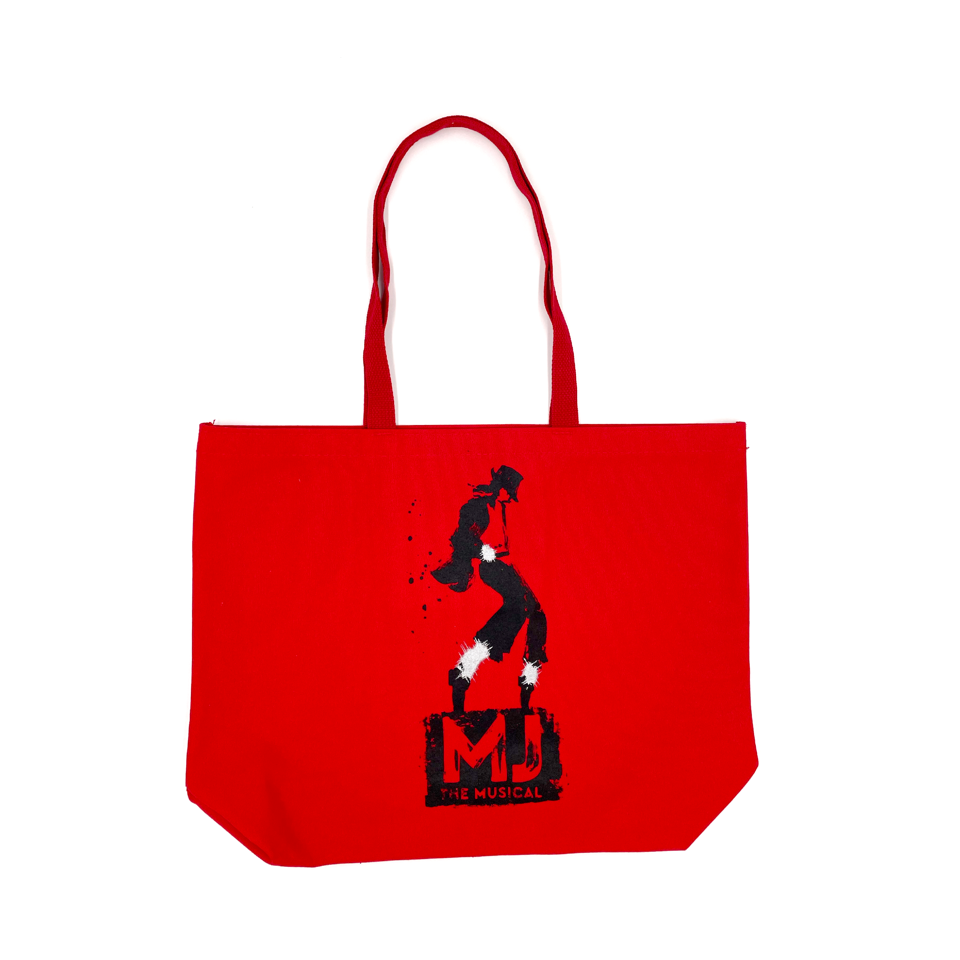 MJ THE MUSICAL Logo Tote - Red – BMS Australia